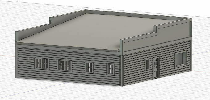 Free 3D file N Scale Commercial Building ( Store, Restaurant, Other) 🏗️ ...