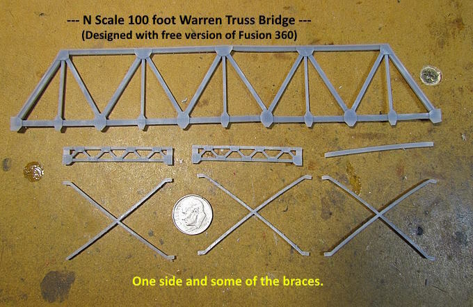 Free 3D file N Scale 100 Ft. Warren Truss Roadway Bridge.... 💯・Model to ...