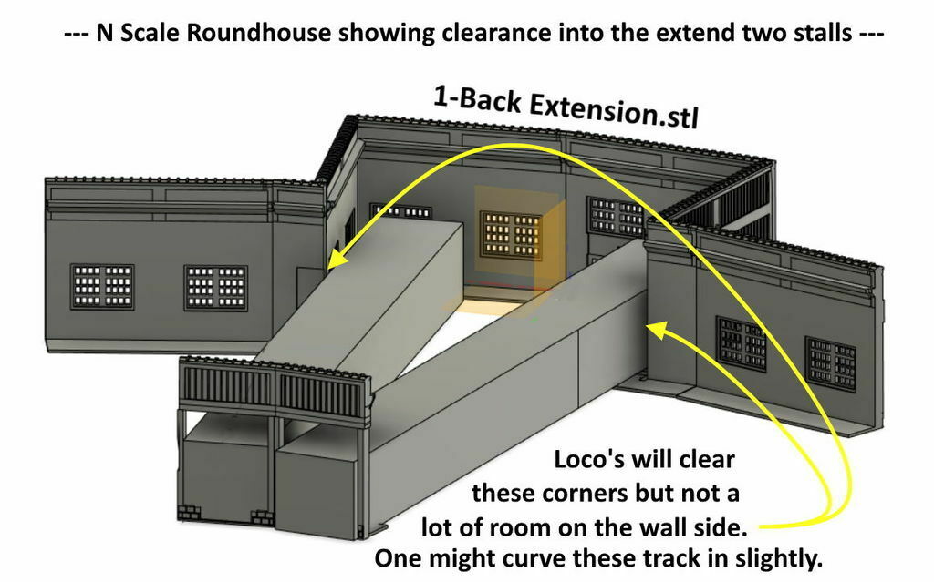Free 3D file N Scale -- 40 Foot Bay Extenison for Roundhouse...・3D ...