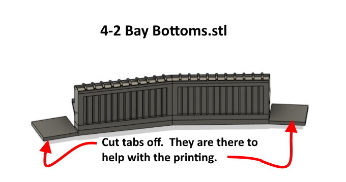 Free 3D file N Scale -- Engine Bay Fronts for Roundhouse....・3D printer ...