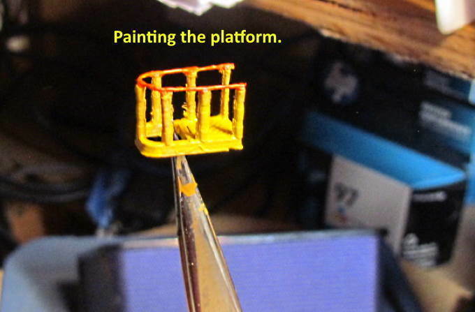 Free 3D file N Scale - Platform to go at the top of a ladder that is ...