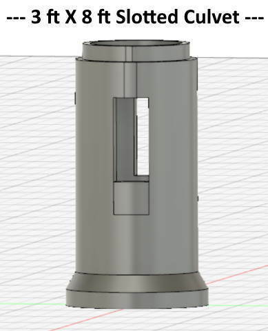 Archivo 3D gratis N Scale - 3 ft X 8 ft Culvert Print Standalone or for ...