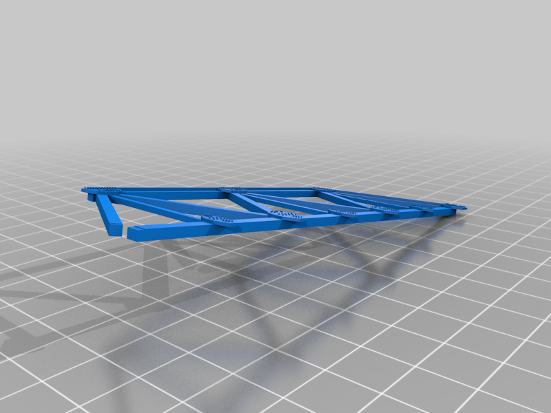 Free 3D file N Scale 100 Ft. Warren Truss Roadway Bridge.... 💯・Model to ...