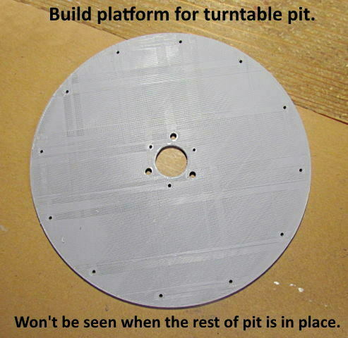 Free 3D file N Scale Turntable Part 3 -- Pit Bottom・3D printing model ...