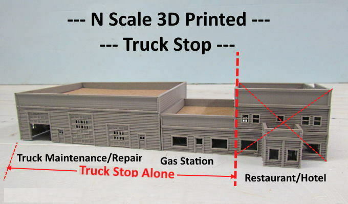 Free 3D file N Scale Truck Stop with Gas Station Entrance..... 🚚・3D ...