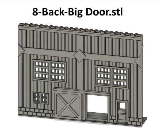 Free 3D file N Scale -- Back walls for Roundhouse... 🔙・3D printer ...