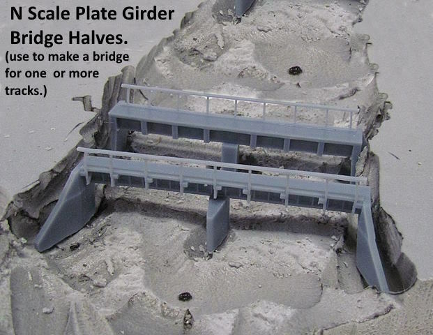 Free 3D file N Scale Plate Girder Bridge... 🌉・3D printer design to ...