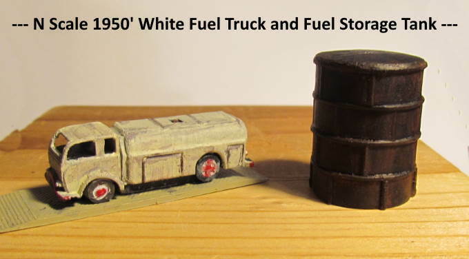 Free 3D file N Scale - 12 ft. dia. Fuel or Water tank on a deck for the ...