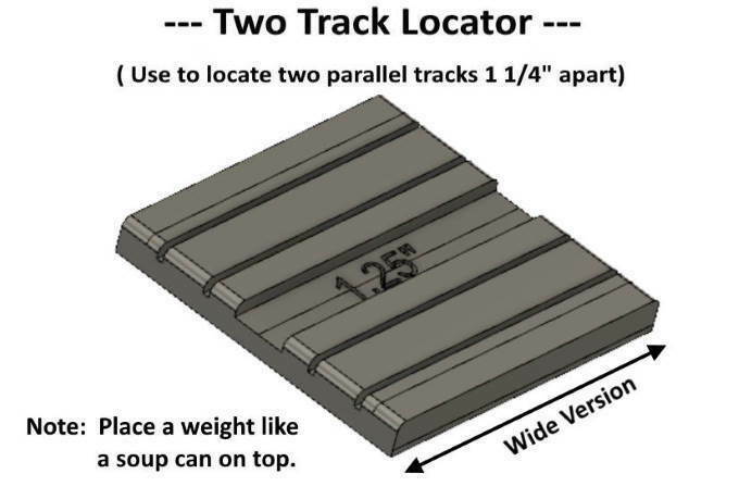 Free 3D file N Scale - 1.250" Track Centers - Track Laying Tools/Aids 🎨 ...