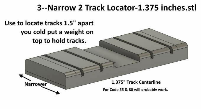 Free 3D file N Scale - 1.375" Track Centers - Track Laying Tools/Aids ...
