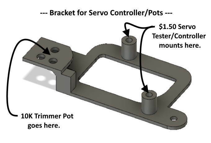 Free 3D file Servo Controller Bracket for Model RR Turnout Control・3D ...