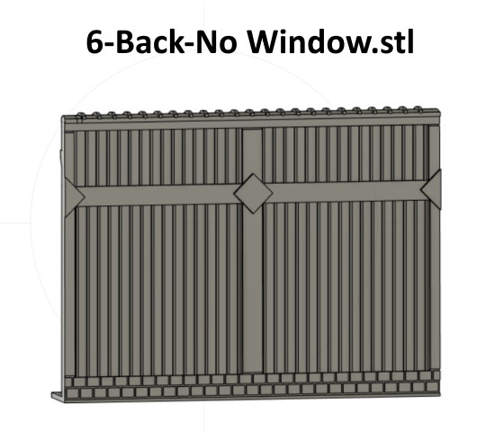 Free 3D file N Scale -- Back walls for Roundhouse... 🔙・3D printer ...