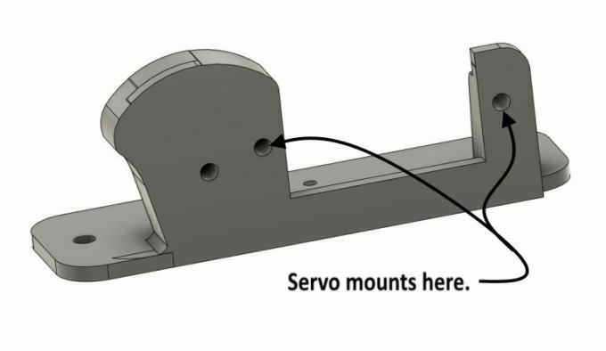 Archivo 3D gratis Modelo Rairlrod Turnout Servo Mount con 1 final de ...