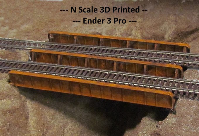 Free 3D file N Scale Double Track Girder Bridge... 🌉・3D print design to download・Cults
