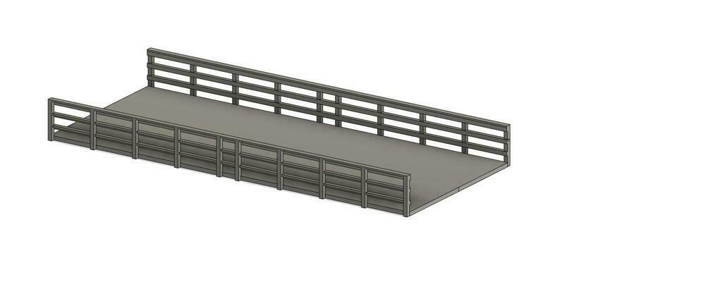 Free 3D file N Scale 100 Ft. Warren Truss Roadway Bridge.... 💯・Model to ...