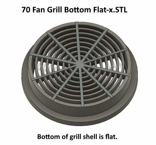 Free 3D file 4 Foot Grills for fans on the top of a loco..・3D printing ...