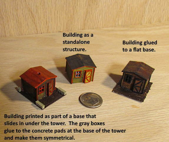 Free 3D file N Scale - Pump house or under water tower or small ...