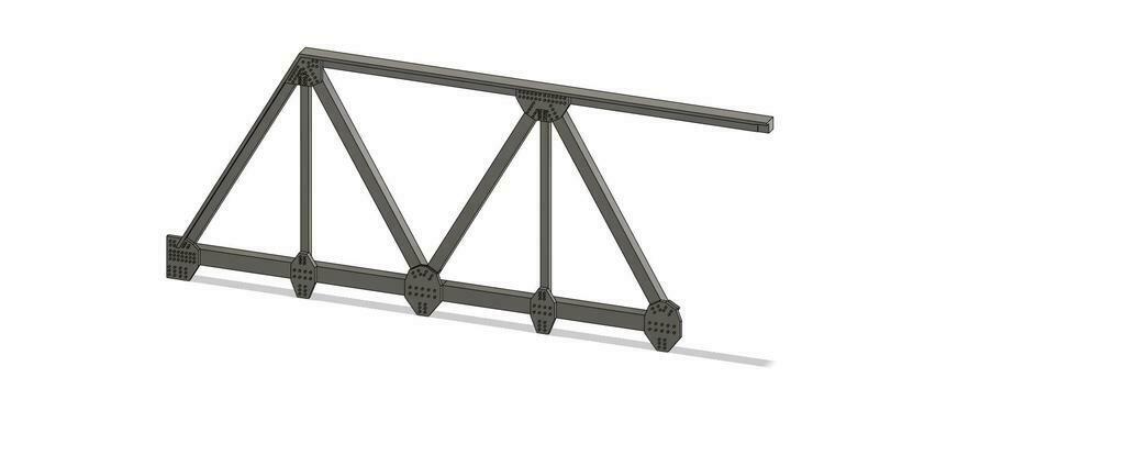 Free 3D file N Scale 100 Ft. Warren Truss Roadway Bridge.... 💯・Model to ...