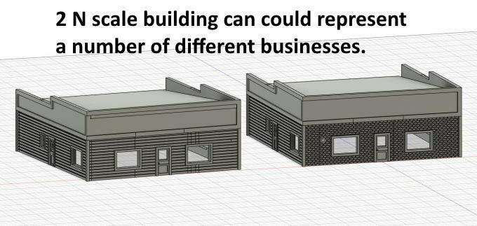 Free 3D file N Scale Commercial Building ( Store, Restaurant, Other) 🏗️ ...