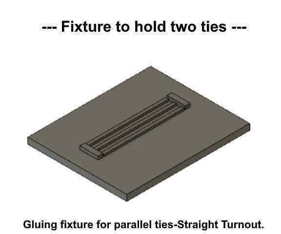 Free 3D file N Scale Fixture to Glue Ties Under Straight Turnout....・3D ...