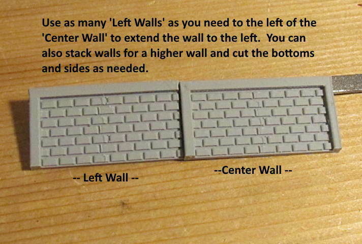 Free 3D file N Scale - 10 Foot X 20 Foot Stone Wall Sections・3D printer ...