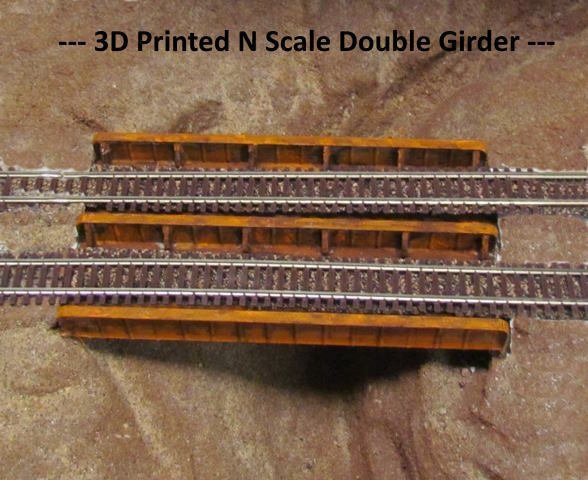 Free 3D file N Scale Double Track Girder Bridge... 🌉・3D print design to download・Cults