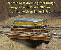 Free 3D file N Scale Double Track Girder Bridge... 🌉・3D print design to ...