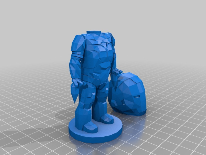 Free 3D file Low Poly Iron man Bobblehead・3D print design to download・Cults