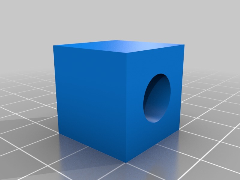 Free 3D file Cube callibration test (added highres and 1cm versions ...