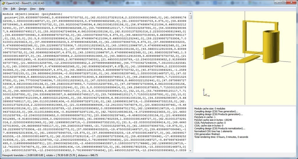 Free 3D file STL to OpenSCAD converter 👽・Model to download and 3D print ...