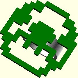 Free 3D file Customizable pixel art ring (Design your own!)・3D print ...