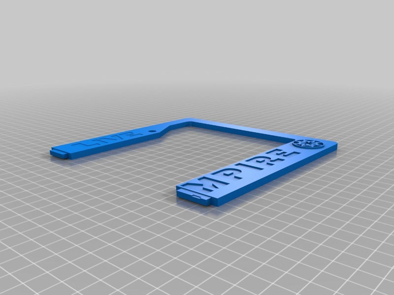 Free 3D file Empire License Plate Frame・Template to download and 3D ...