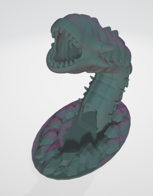 Free 3D file Purple Worm Dice Tower 🪱・3D printer model to download・Cults