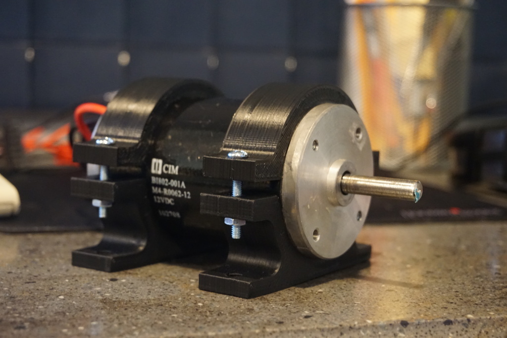 Free 3D file AndyMark CIM Motor Mount・3D printing template to download ...