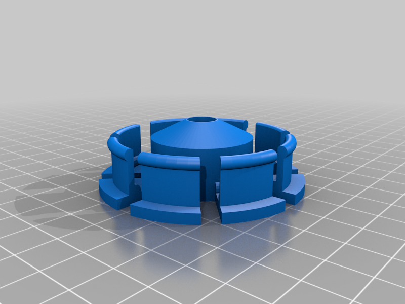 Free 3D file Filament Spool Hub 53mm with 608ZZ bearing・Object to ...