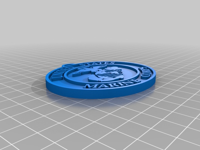 Free 3D file Marine EGA・Design to download and 3D print・Cults