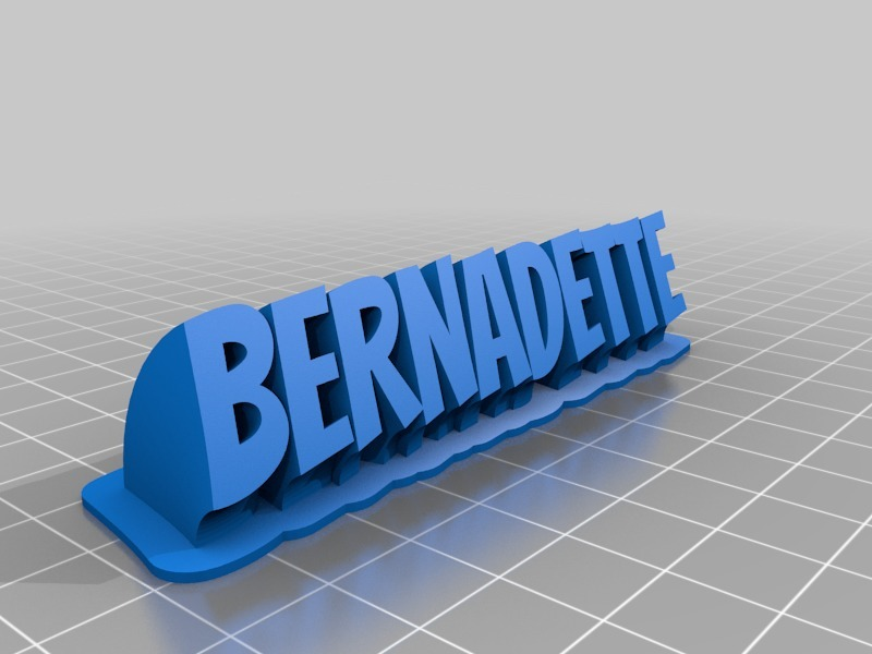 Free 3D file BERNADETTE・3D printable model to download・Cults