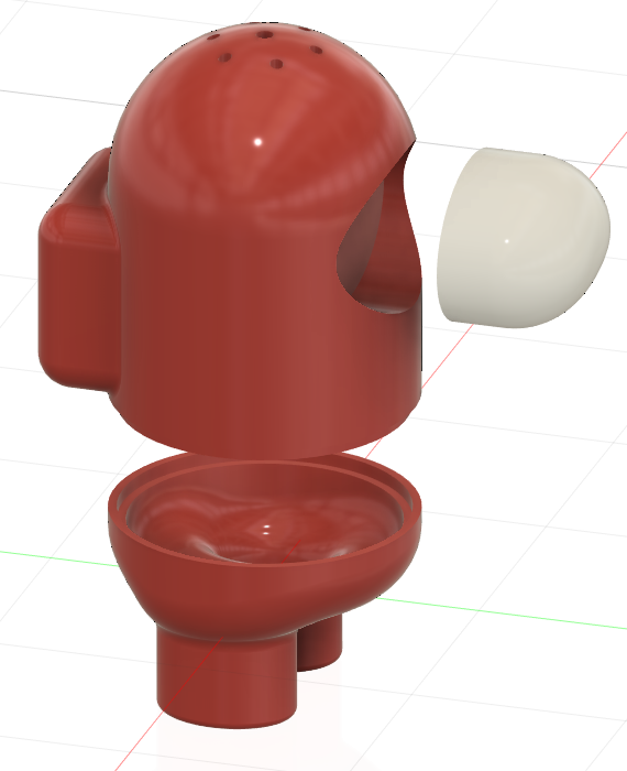 3D file Among Us Salt and Pepper Pot・3D print design to download・Cults