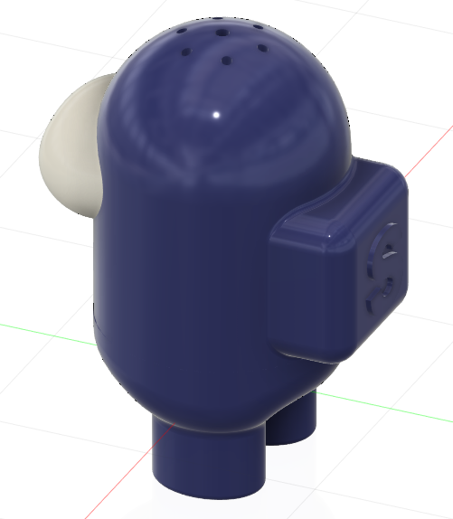 3D file Among Us Salt and Pepper Pot・3D print design to download・Cults