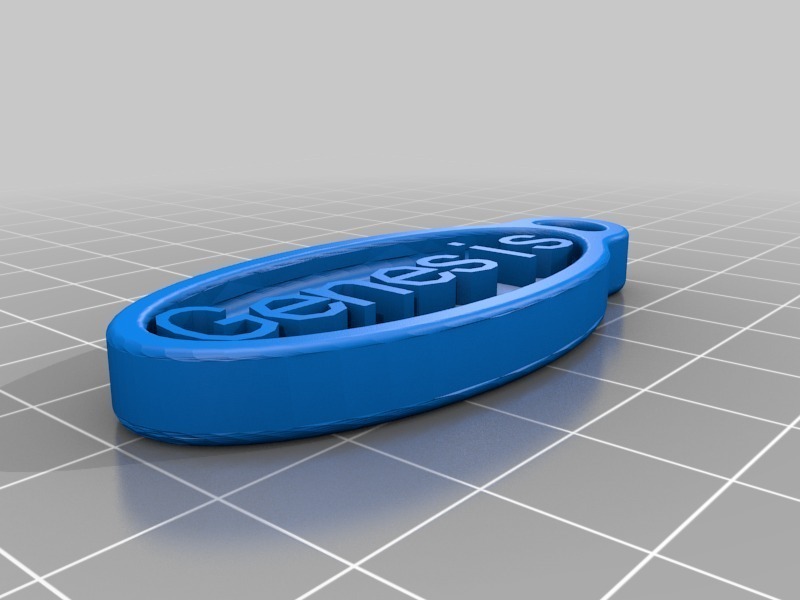 Free 3D file Genesis Keychain・3D print design to download・Cults