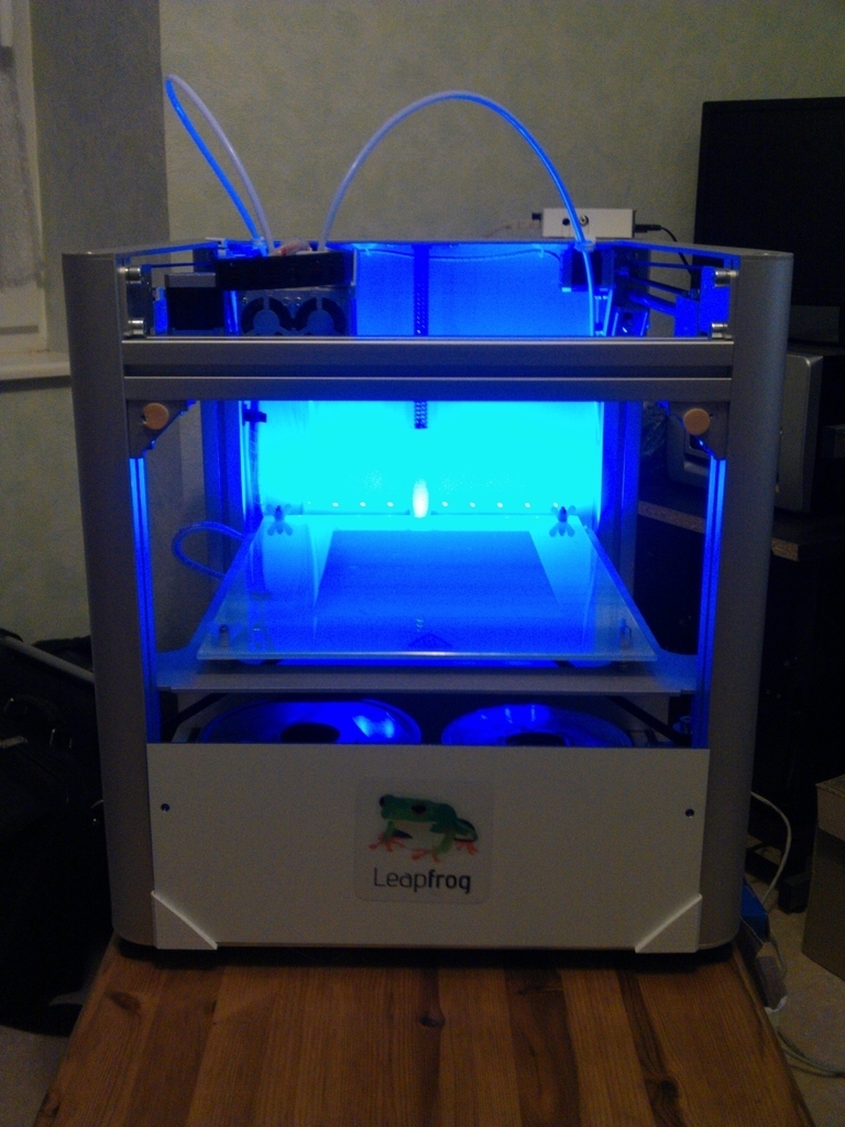 Free 3D file Square plate Leapfrog Creatr (To stiffen the frame)・3D ...