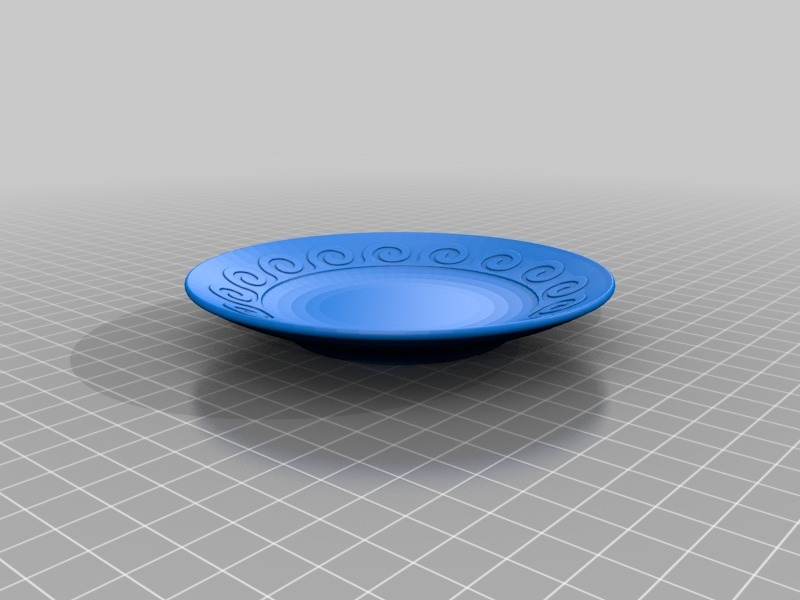Free 3D file small custom plate・3D print design to download・Cults