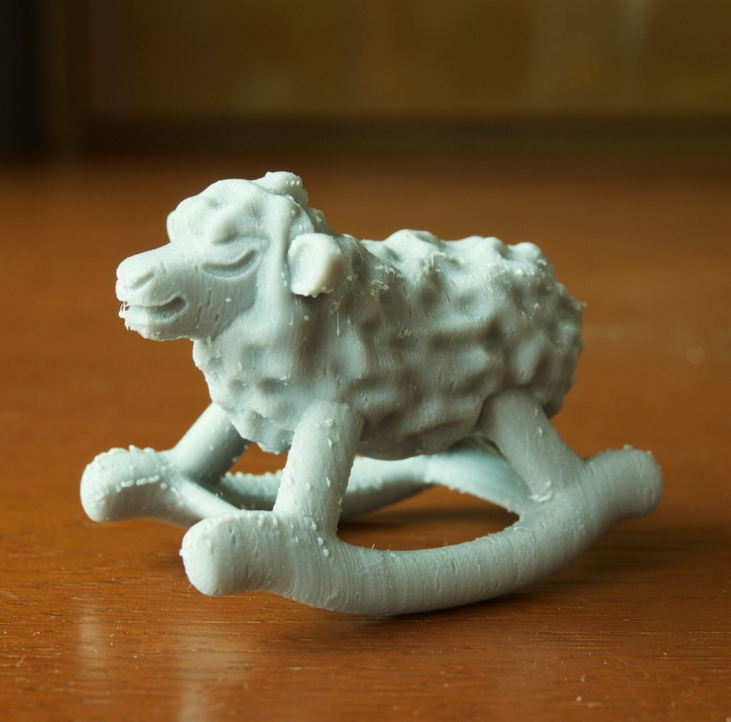 Free STL file rocking sheep・3D printable model to download・Cults