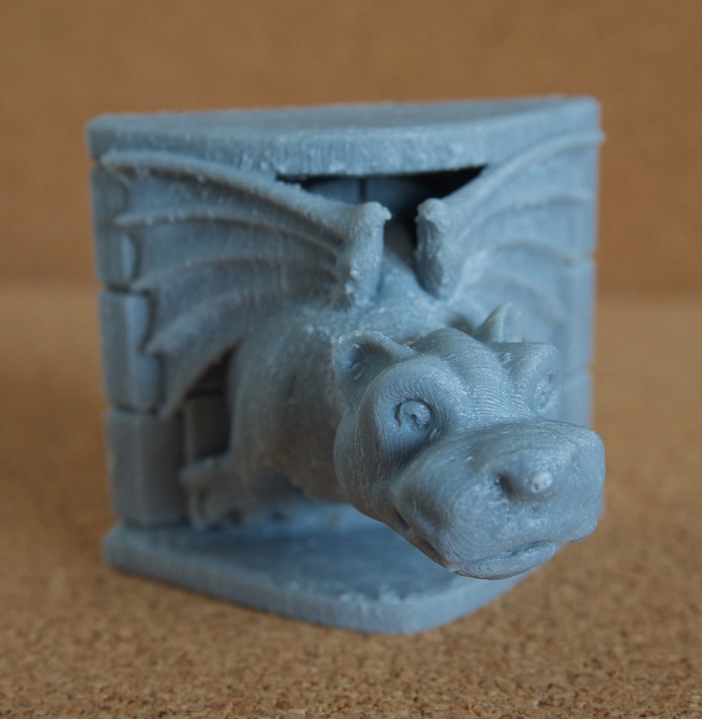 Free STL file gargoyle wall sculpture・3D printing model to download・Cults