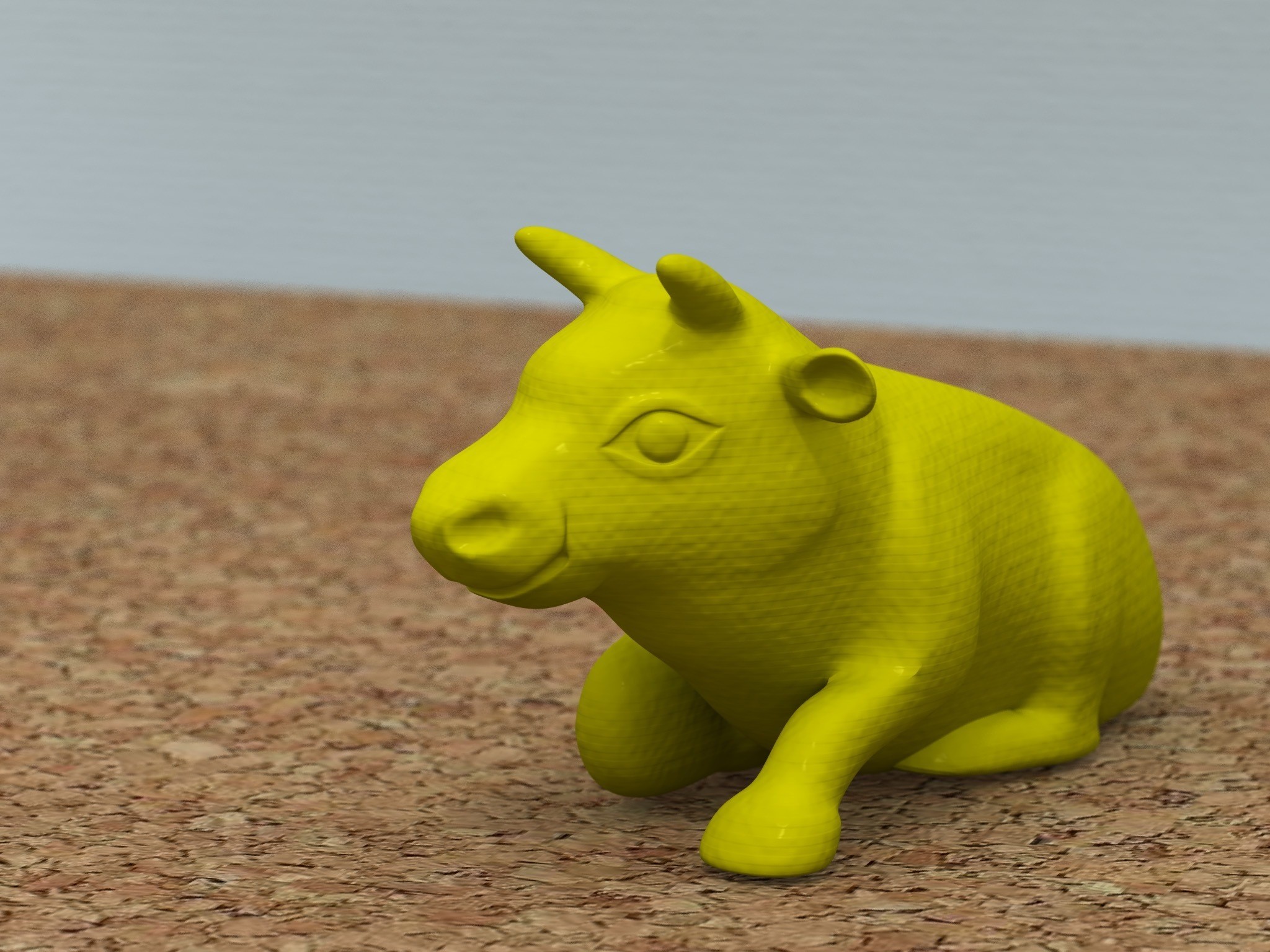 Archivo STL gratis toro tumbado[GRATIS]・Modelo para descargar y ...