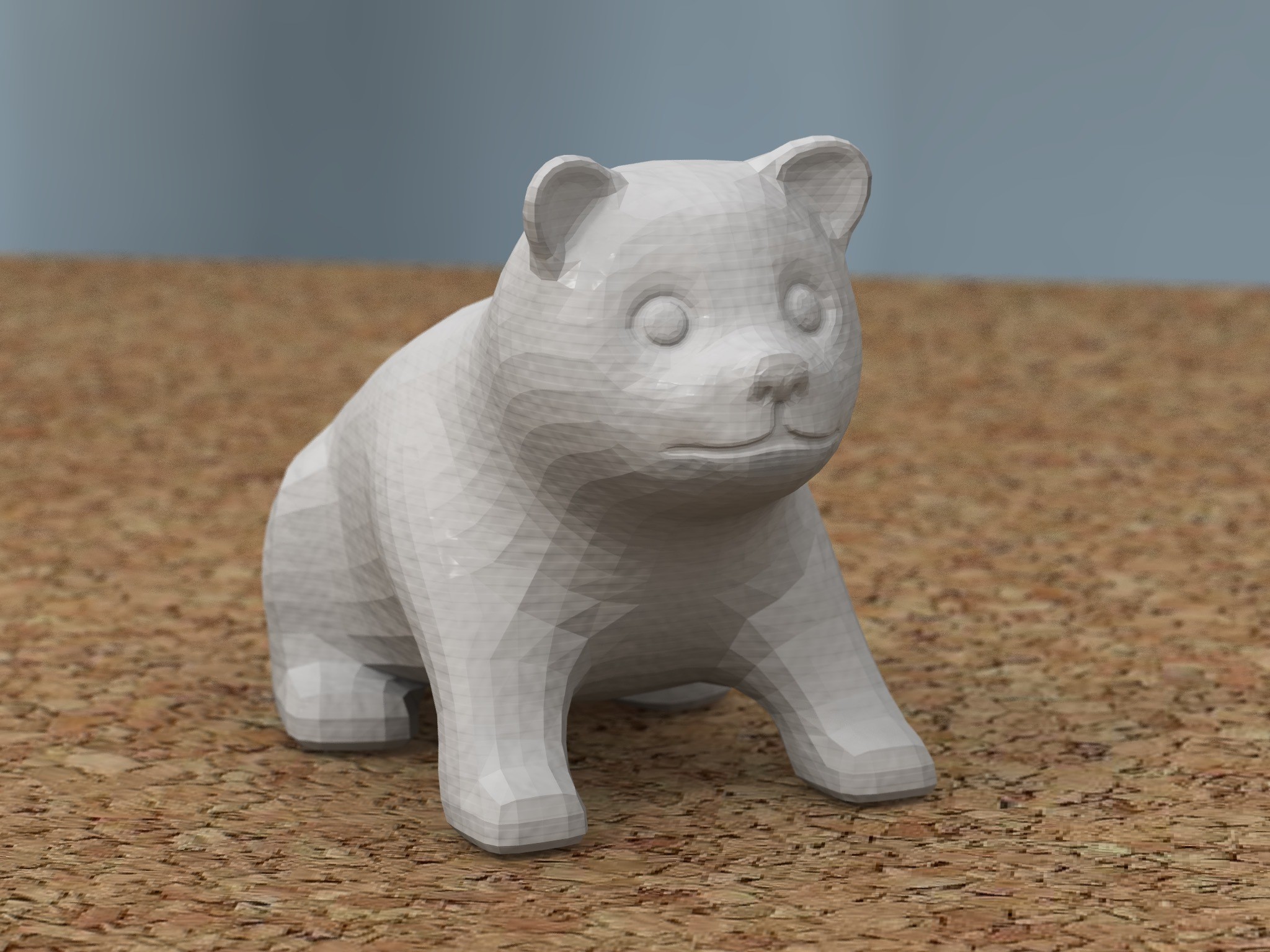 Free STL file puppy sitting [FREE]・3D print design to download・Cults
