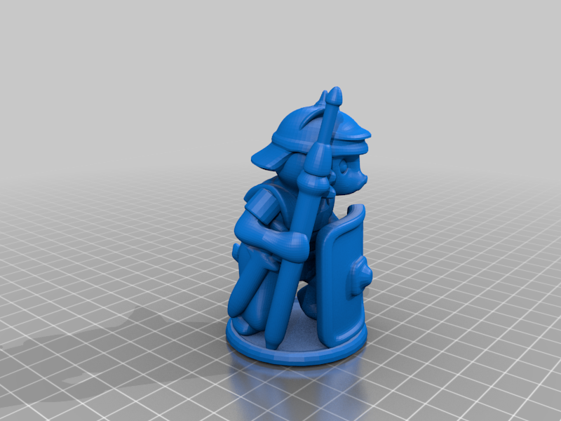 Download free STL file Roman soldier cat with spear • 3D printer design ...