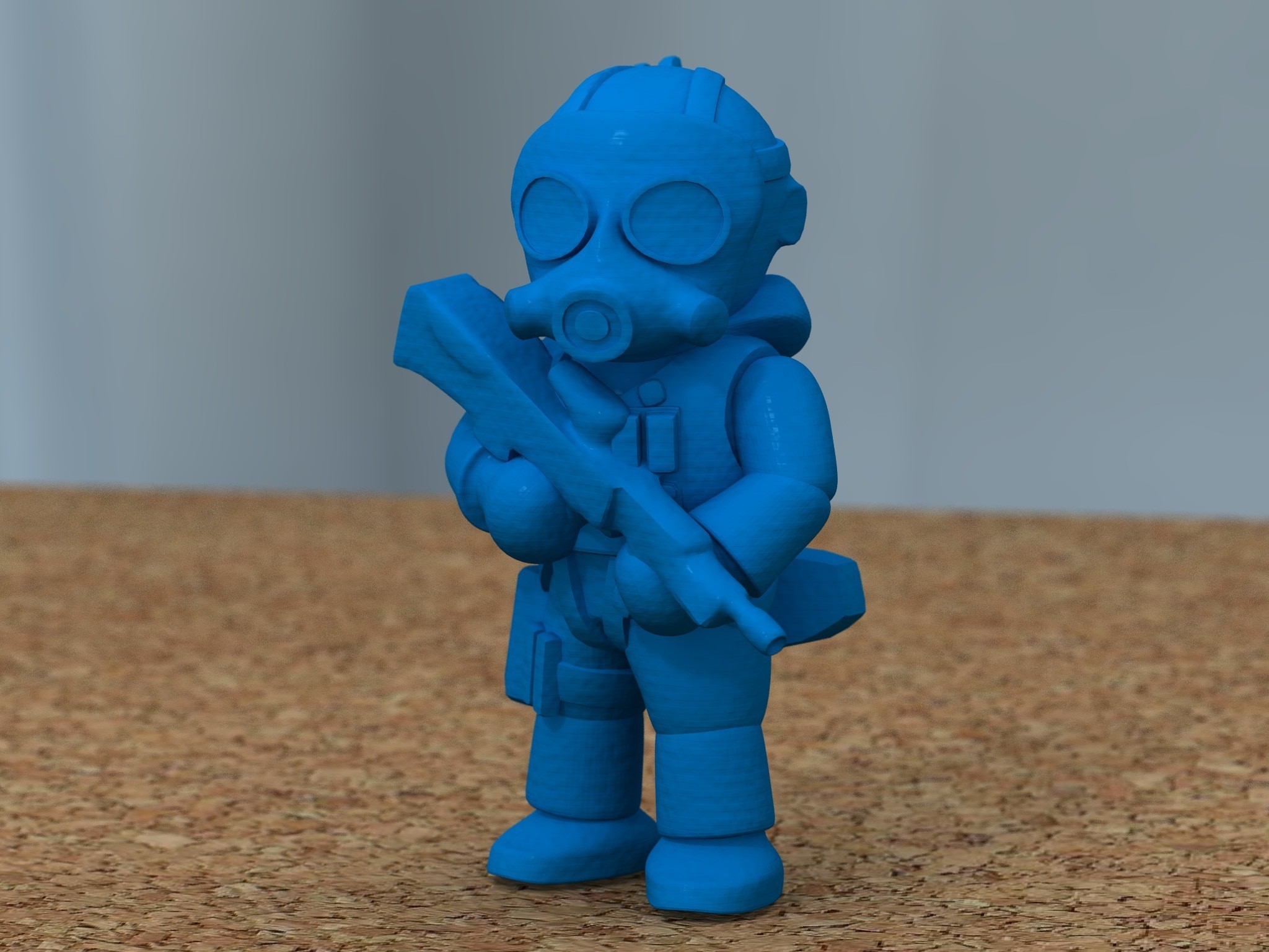 Free STL file soldier with rifle [FREE]・3D printing design to download ...