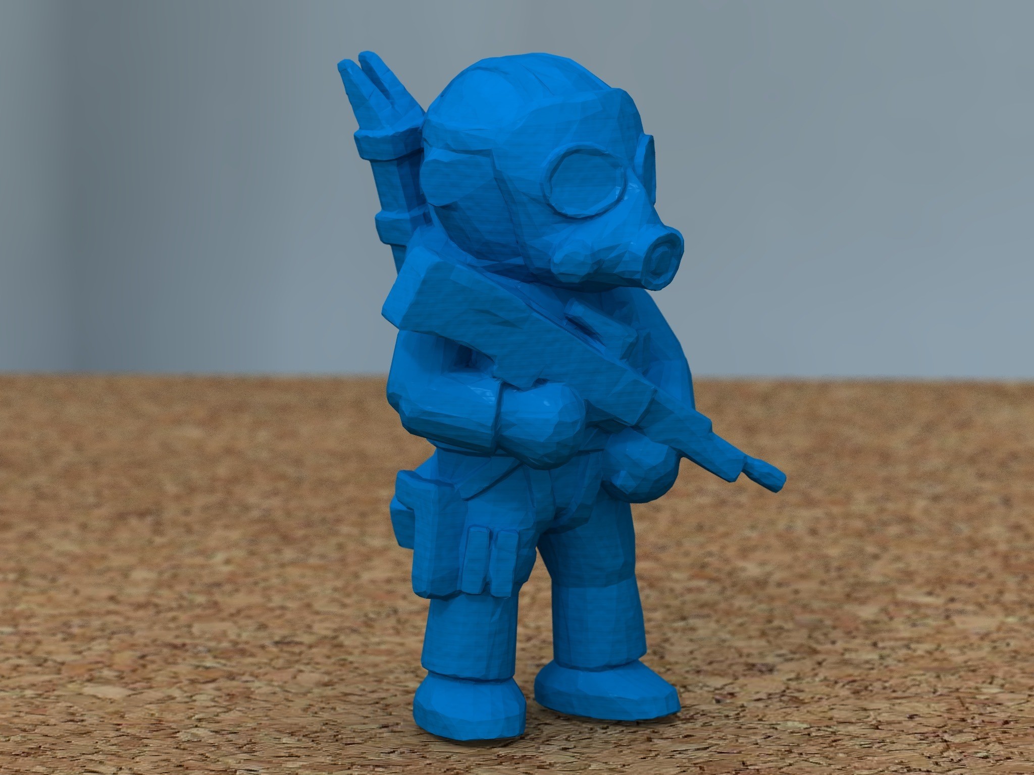 Free STL file soldier with rifle [FREE]・3D printing design to download ...