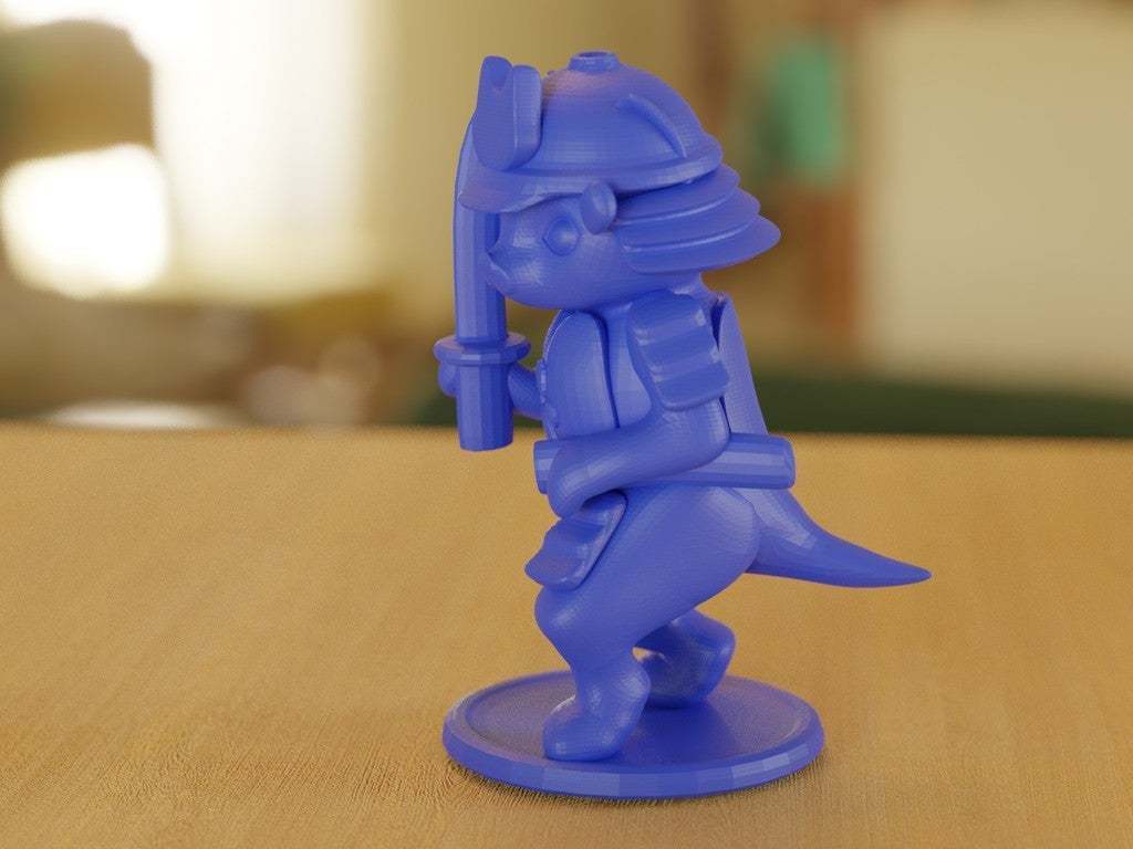 Free STL file samurai cat・3D printing design to download・Cults
